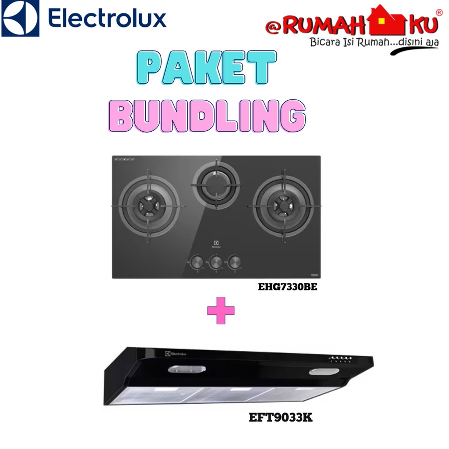 Jual ELECTROLUX Paket Perfect Pair Kompor Tanam EHG7330BE + Cooker Hood ...