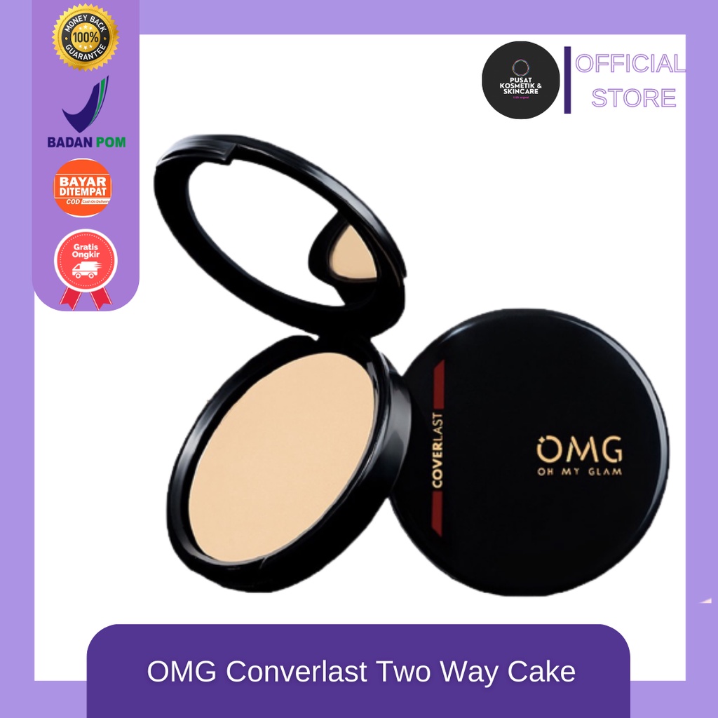 Jual OMG Coverlast Two Way Cake 3 Colour | Bedak tWO wAY cAKE OMG Oh My ...