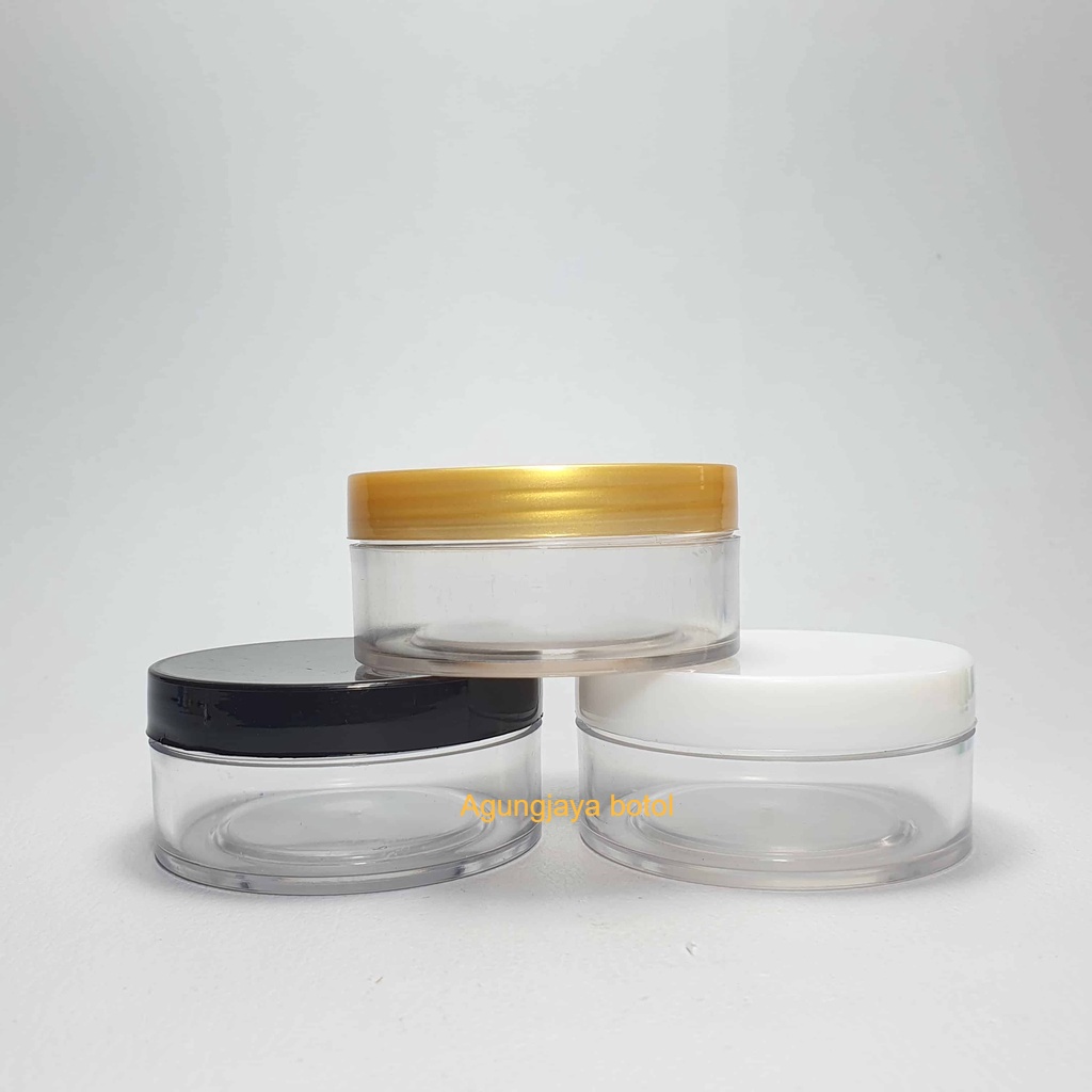 Jual Pot Bedak Tabur 30 Gr Bulat List Silver / Pot Acrilic / Pot Bedak ...