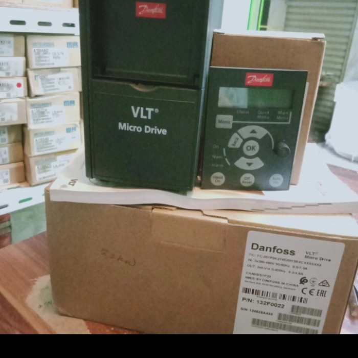 Jual Inverter Danfoss Drivers Vlt Microdrive Fc51 051 2.2Kw 3X380V-480V ...