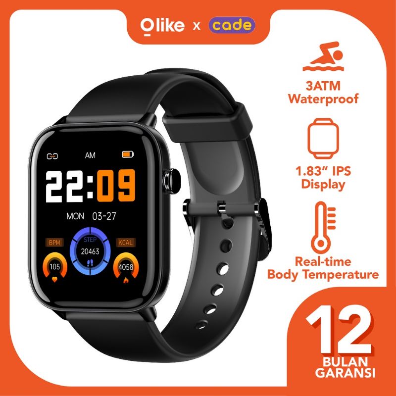 Jual Olike Smartwatch Original Anti Air GPS Touch Control W12s | Shopee ...