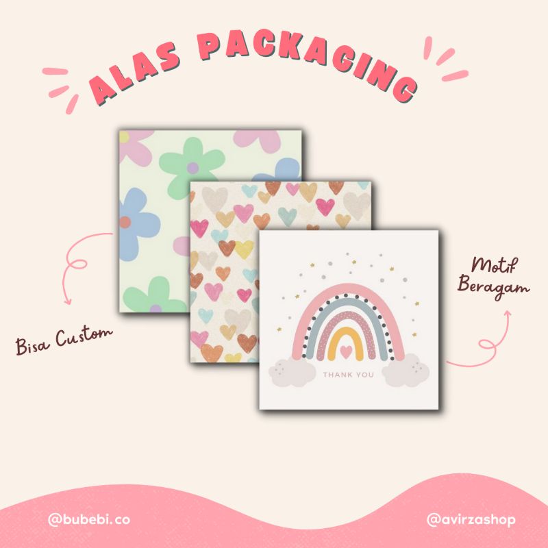 Jual ALAS PACKAGING / ALAS GELANG / ALAS PACKAGING CUTE / ALAS ...
