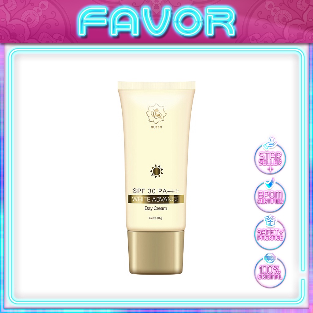 Jual Viva Queen White Advance Day Cream SPF 30 PA+++ 30 Gr | Shopee Indonesia