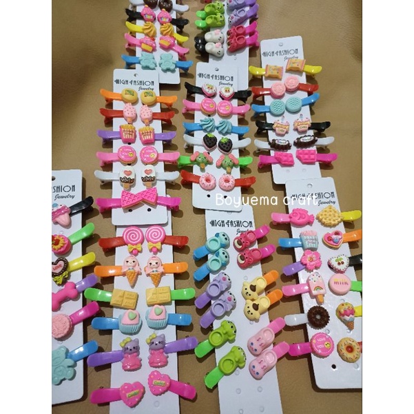 Jual JEPIT RAMBUT ANAK LUCU (12 PCS) | Shopee Indonesia