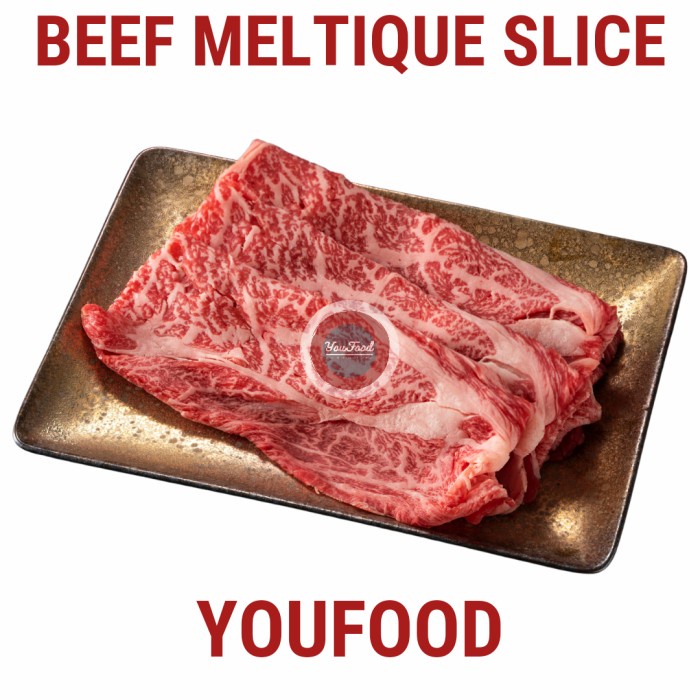 Jual Daging Sapi Slice Meltique - Beef Meltique Slice 500gr | Shopee ...