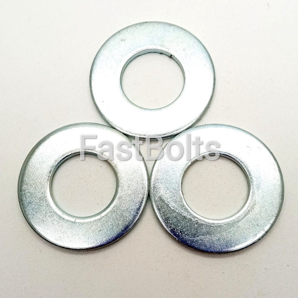 Jual Ring Plat M14 / Ring Plat Putih / Washer Plate Putih 14mm Baut ...