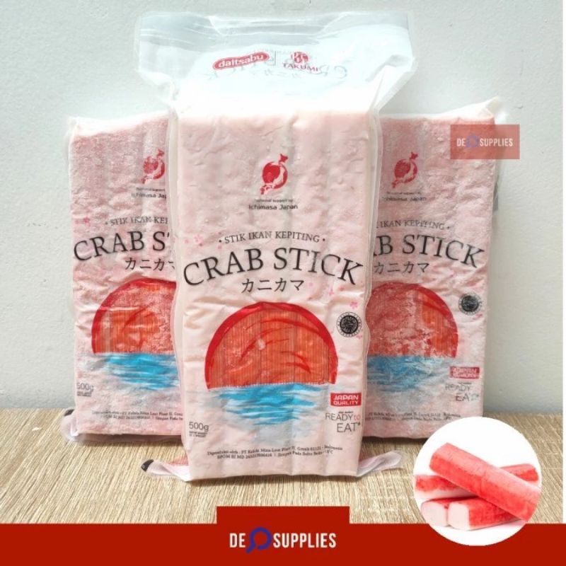 Jual Daitsabu Crab Stick 500gr - Kani Crabstick Sea Stix Kepiting Takumi | Shopee Indonesia