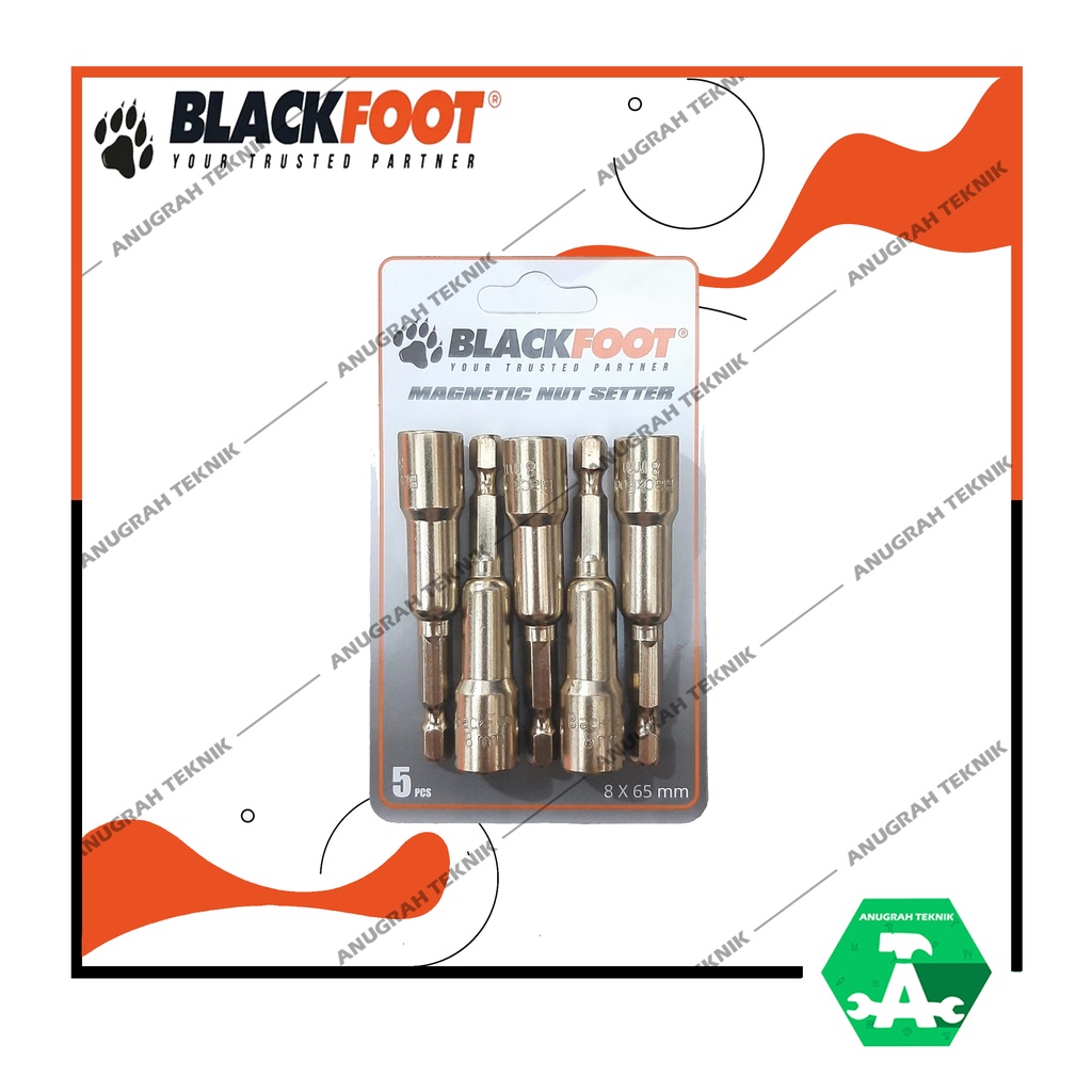 Jual BLACKFOOT Mata Baut Roofing Panjang 8 x 65mm Magnetic Hex Socket ...