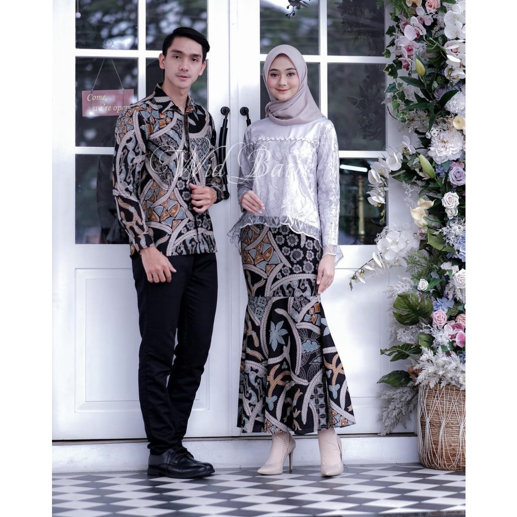 Jual [ COD ] COUPLE CALIANA KEMEJA DAN KEBAYA SET READY UKURAN JUMBOOO ...