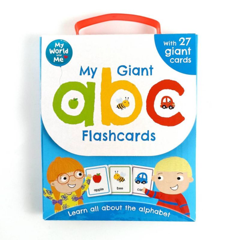 Jual MY GIANT ABC FLASHCARDS with 27 giant cards | Shopee Indonesia