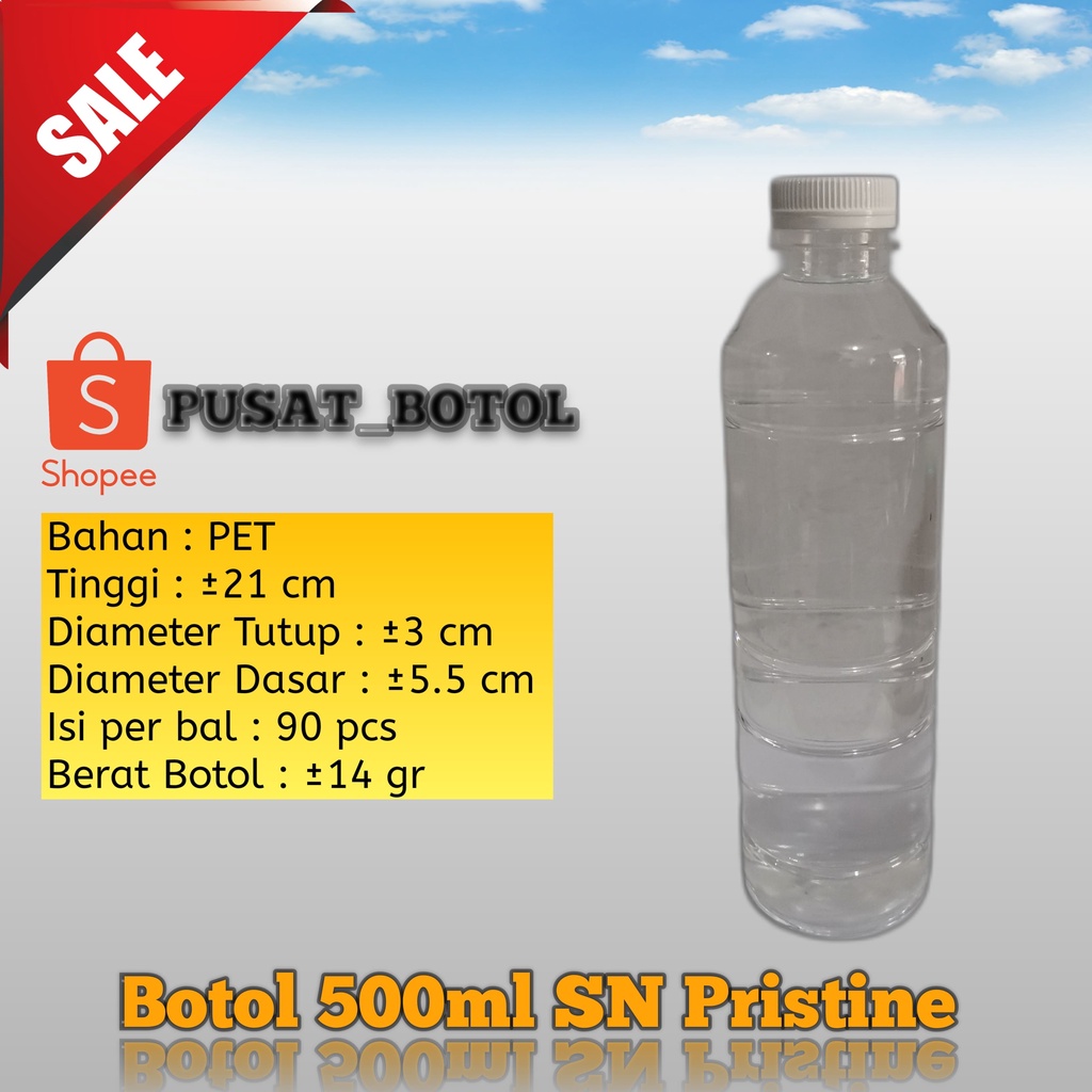 Jual Botol plastik 500 ml / BOTOL AMDK 500 ml | Shopee Indonesia