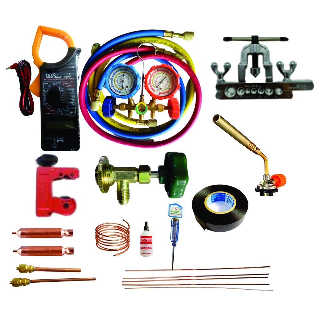 Jual PERALATAN TUKANG SERVICE PERBAIKAN AC & KULKAS | Shopee Indonesia
