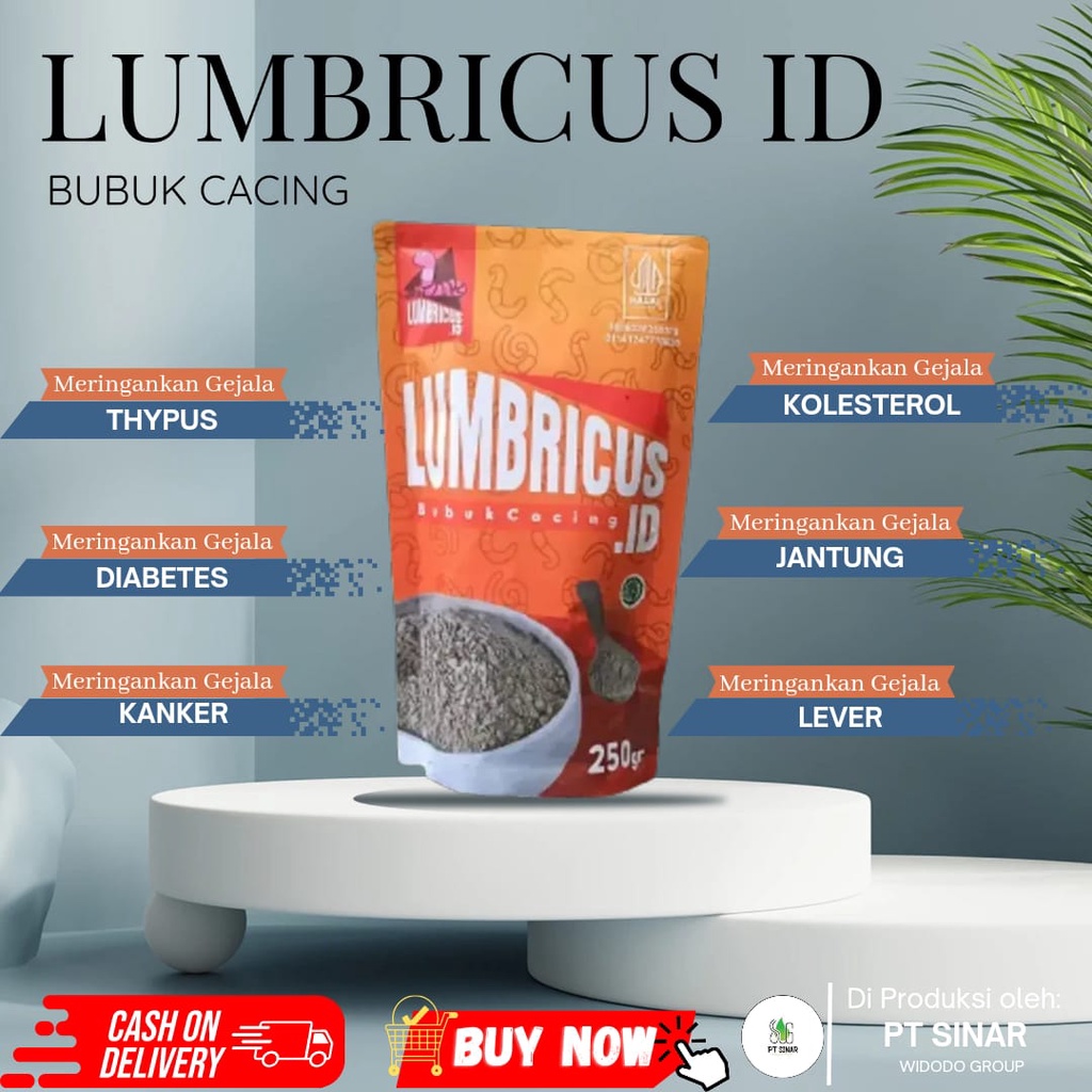 Jual Bubuk Cacing Tanah Untuk Kesehatan Serbuk Cacing Tepung Cacing 100 ...