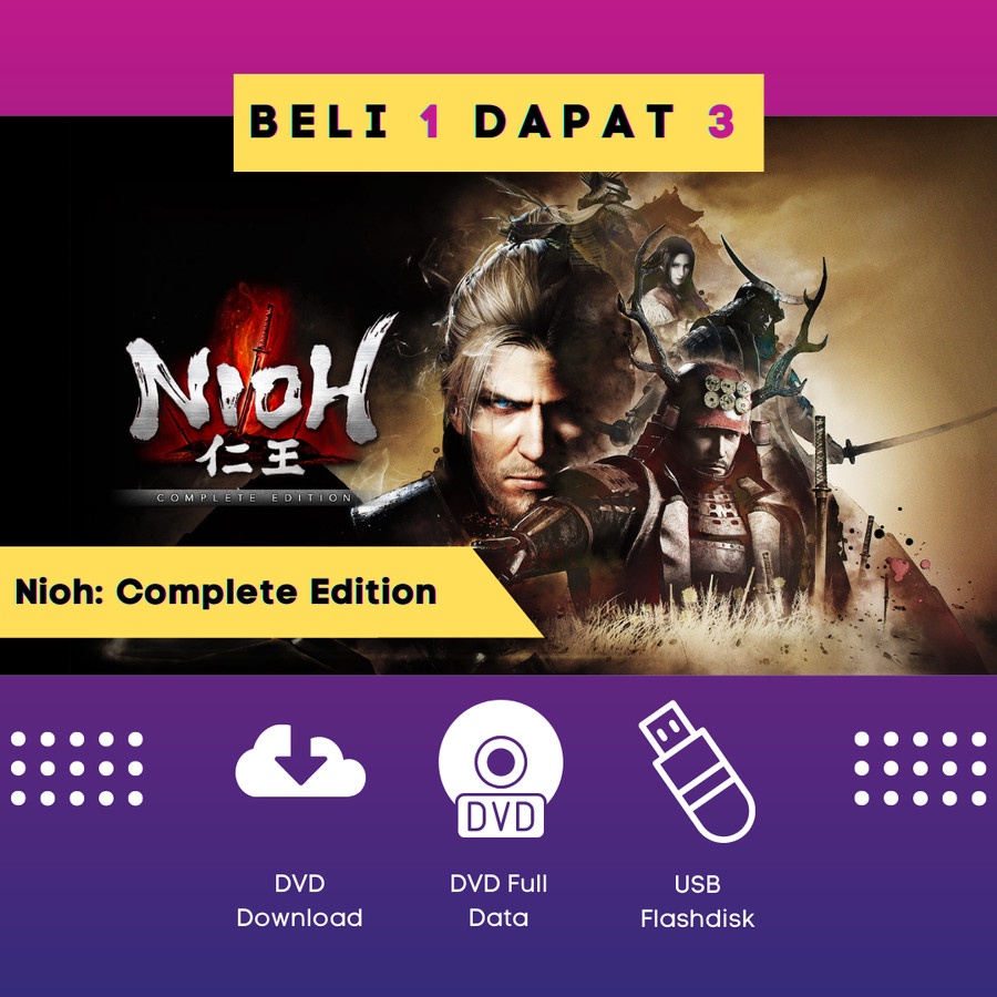 Jual Nioh: Complete Edition + Nioh 2 | Game PC Original | Shopee Indonesia