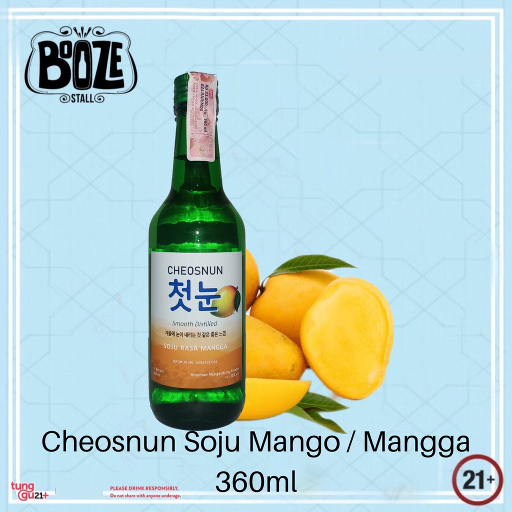 Jual Cheosnun Soju Mango / Mangga 360ml | Shopee Indonesia