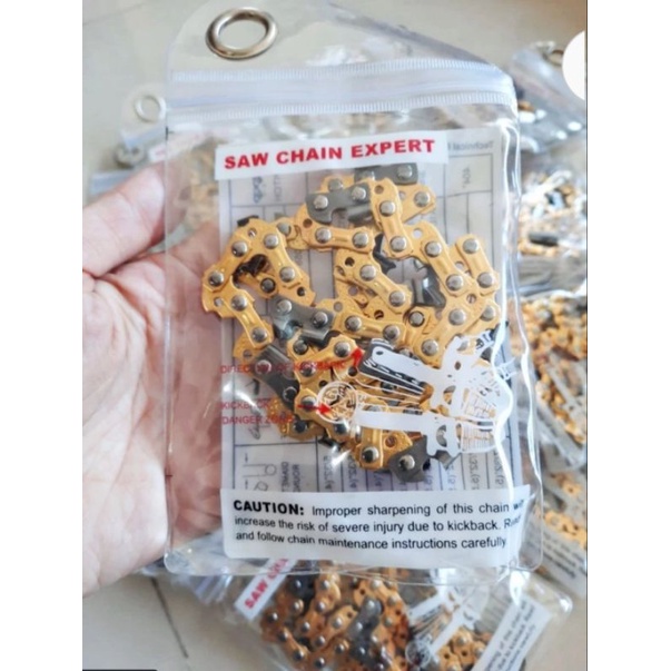 Jual Rantai Chain Saw 12 Inch GOLD Spare Part Mata Pisau Rante Adapter ...
