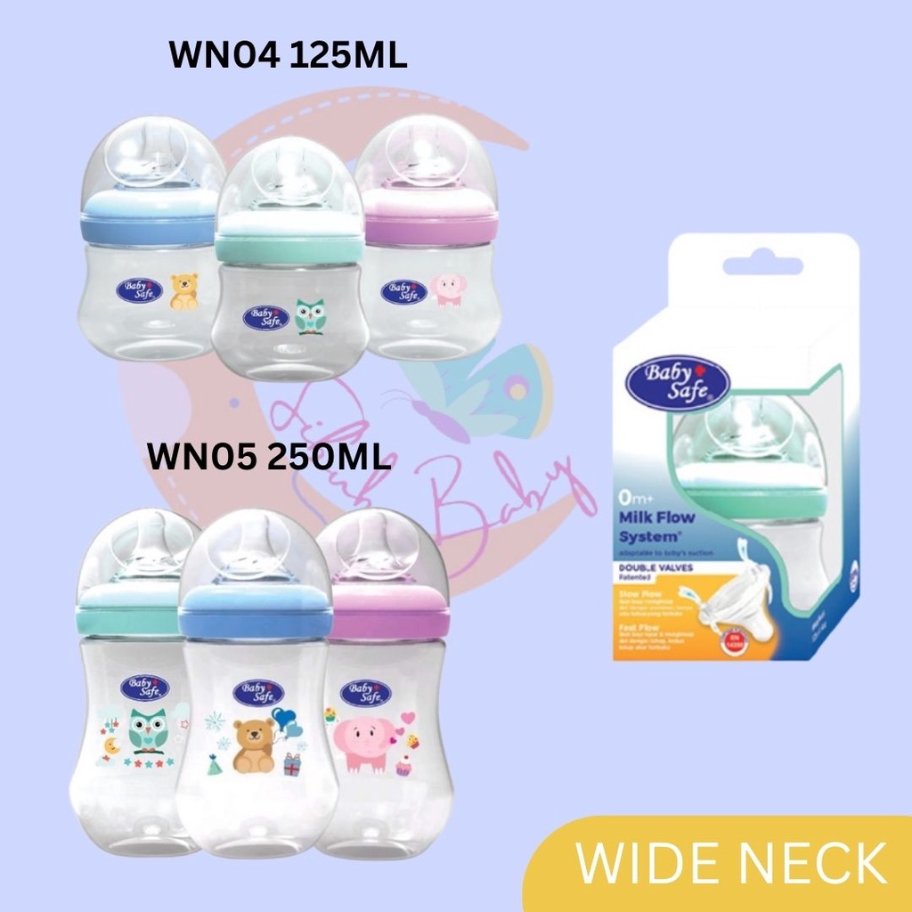 Jual BOTOL SUSU BABY SAFE WIDE NECK | Shopee Indonesia