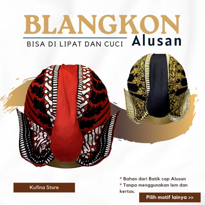 Jual Blangkon jogja Alusan cuci lipat jebeh mataram anak anak dewasa ...