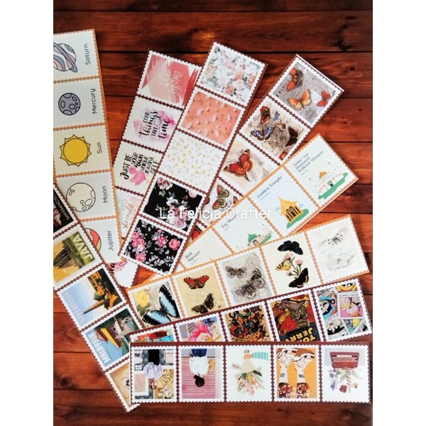 Jual Stiker Stamp Perangko Vintage Estetik untuk Hiasan Journal ...