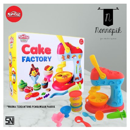 Jual Fun Doh Factory Cake / Fun Doh Cake Series / Fun Doh Cake Factory ...