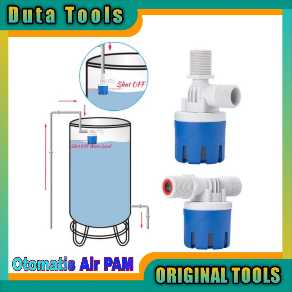 Jual HUTO Otomatis Air PAM PDAM Tandon Penampungan air Kran Bak Mandi ...