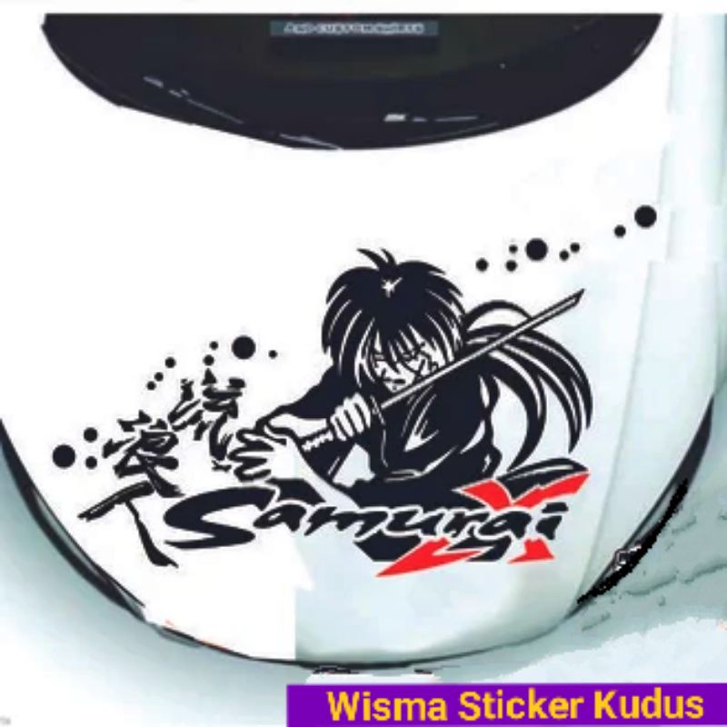 Jual Stiker Samurai X / Stiker Kap Mobil / Stiker Samurai Universal ...