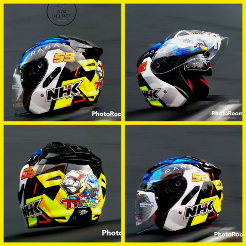 Jual HELM NHK R1 TITO RABAT DOBLE VISOR ORIGINAL | Shopee Indonesia
