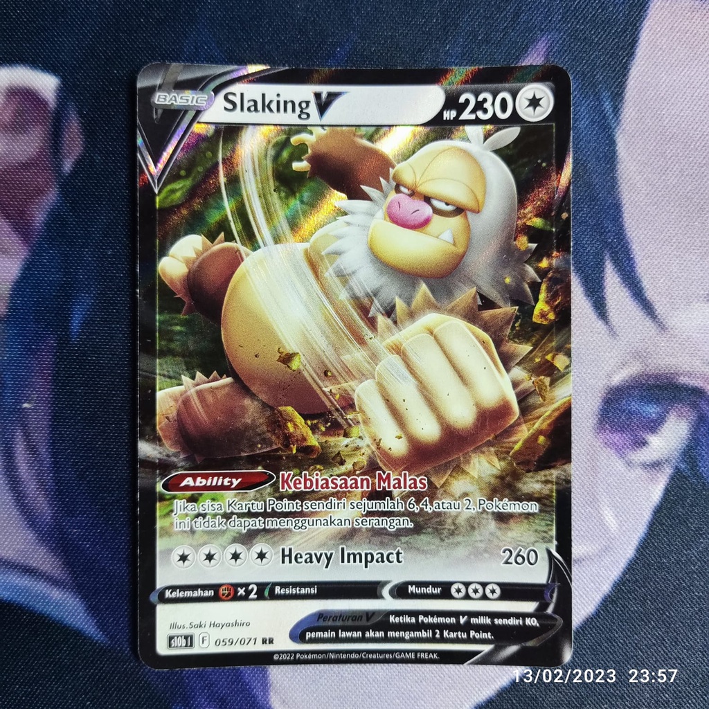 Jual pokemon (ID) slaking v - S10b 059/071 - RR | Shopee Indonesia