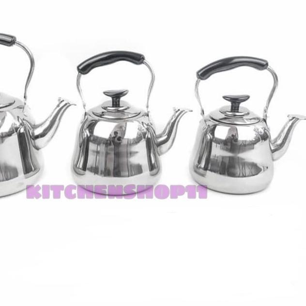Jual ♔ Teko stainless 6 liter / teko saringan 3 liter / kettle ceret stainless anti karat ...