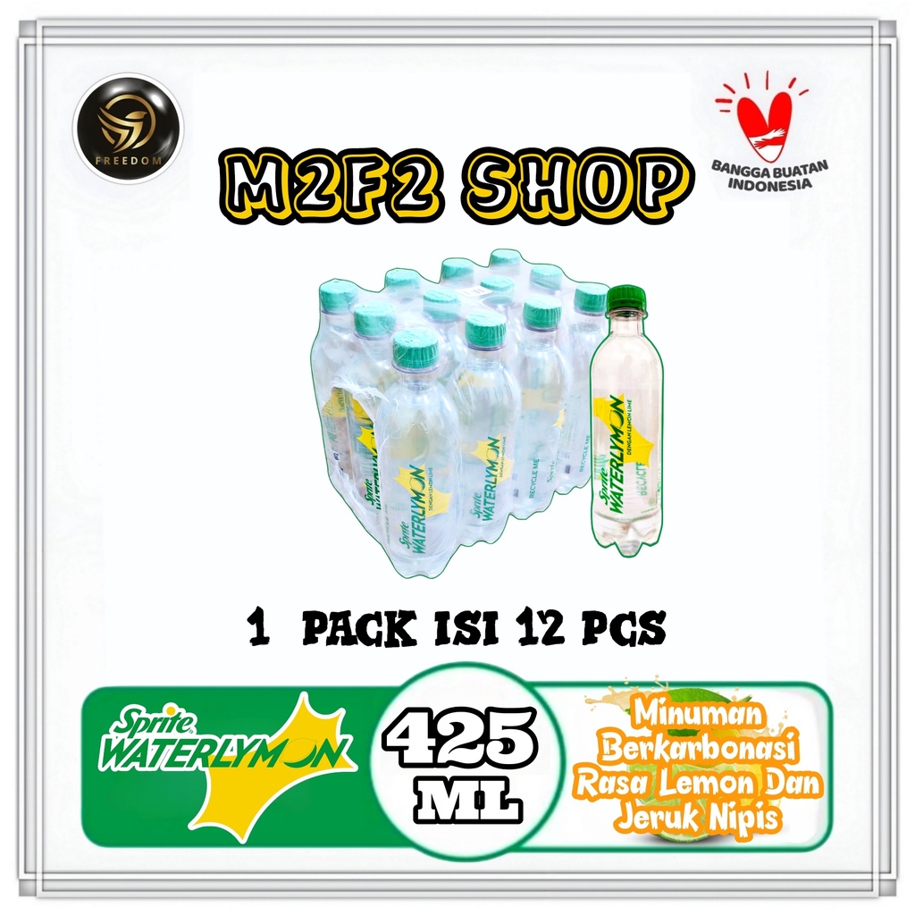 Jual Sprite Waterlymon Lemon Lime Pet - 425 ml (Kemasan Pack) | Shopee ...
