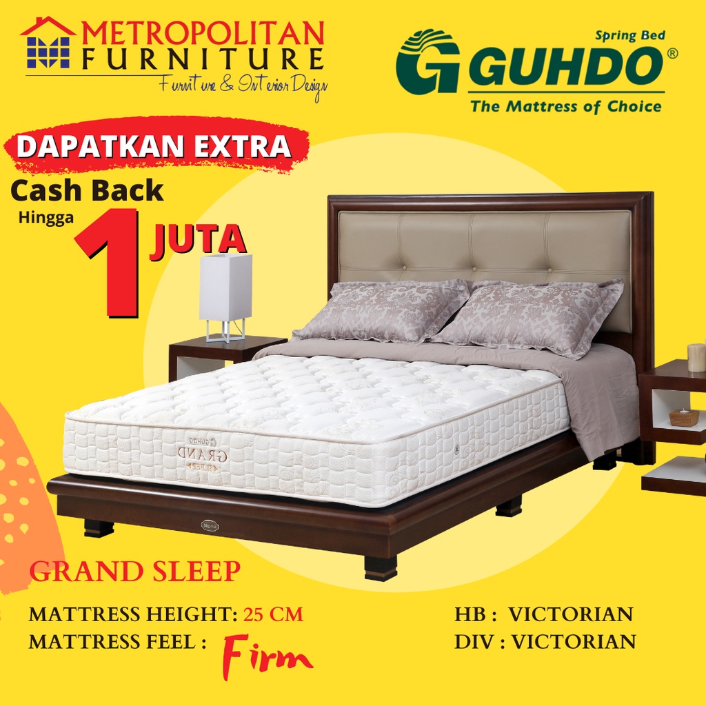 Jual Kasur Springbed Guhdo Grand Sleep FULL SET Victorian Style | Shopee Indonesia