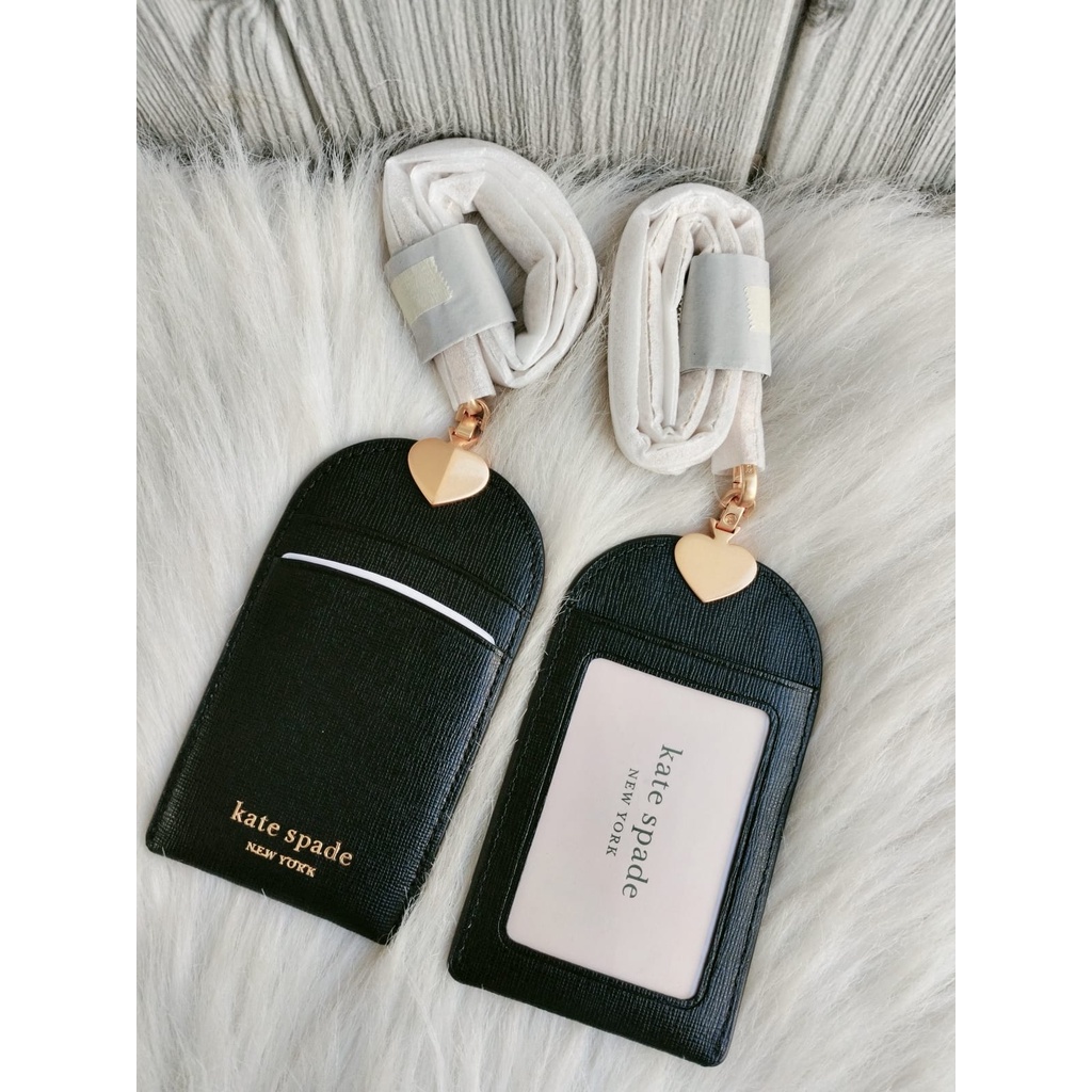 Jual Gantungan Name Tag KS ID tag Spencer Lanyard Saffiano Leather ...