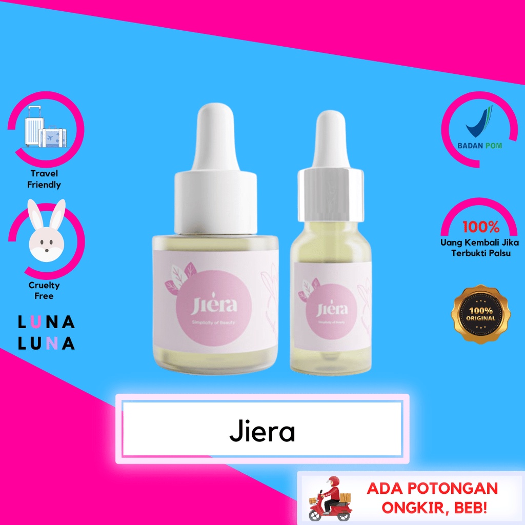 Jual JIERA Natural Lip Serum 10ml & 20ml (100% ORIGINAL & BPOM ...