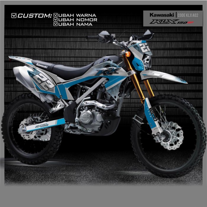 Jual Decal KLX BF 150 - Premium Sticker Decals KLX-BF-150 A02 | Shopee ...