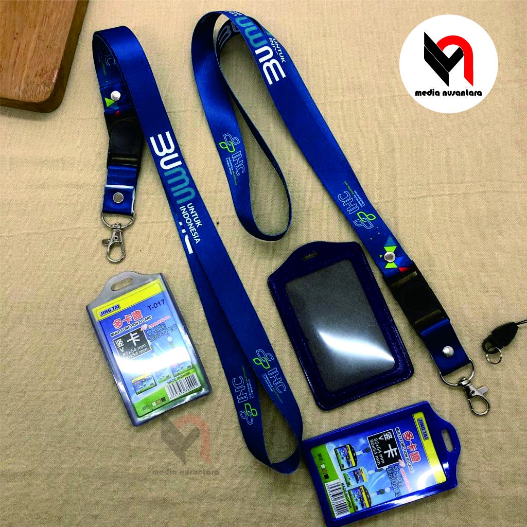 Jual Tali ID Card IHC PHC Lanyard BUMN Printing Full Colour 2 Sisi ...