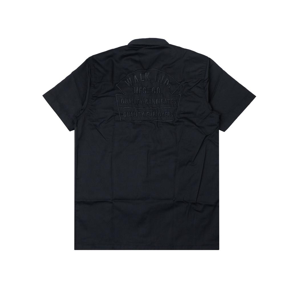 Jual Walkind Workshirt Kemeja Pendek Hitam WKP0278 | Shopee Indonesia