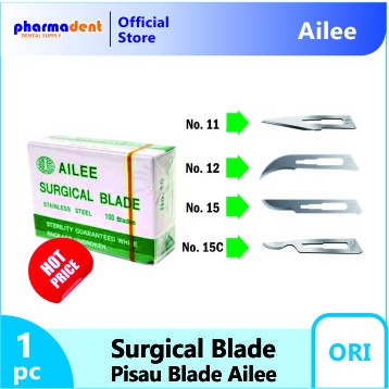 Jual Pharmadent - Pisau Bedah Surgical Blade Ailee Jual Eceran 1 pc ...