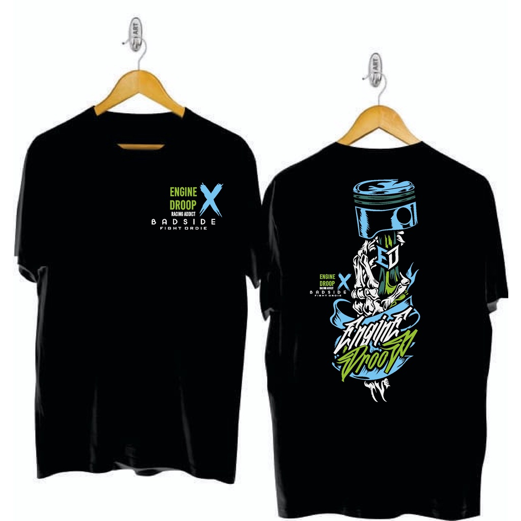 Jual KAOS PRIA DISTRO SABLON DIGITAL DTF DEPAN BELAKANG SIZE M L XL XXL ...