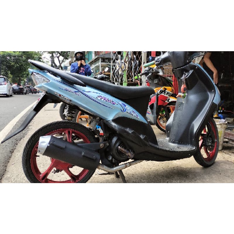 Jual F2RACING tipe std racing + ENDMUFFLER FULLSET ALL MATIK HONDA ...