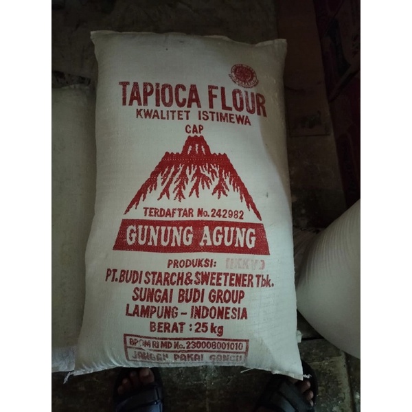 Jual Tepung Sagu Cap Gunung Agung 25 kg - 1 Karung | Tapioca Flour ...