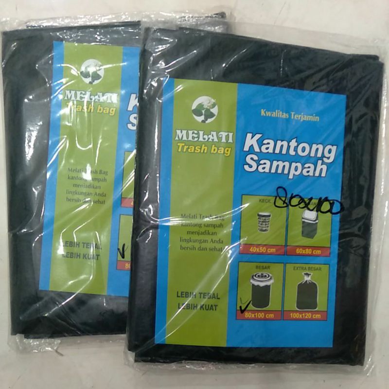 Jual Kantong sampah hitam/ trash bag hitam / plastik sampah | Shopee ...