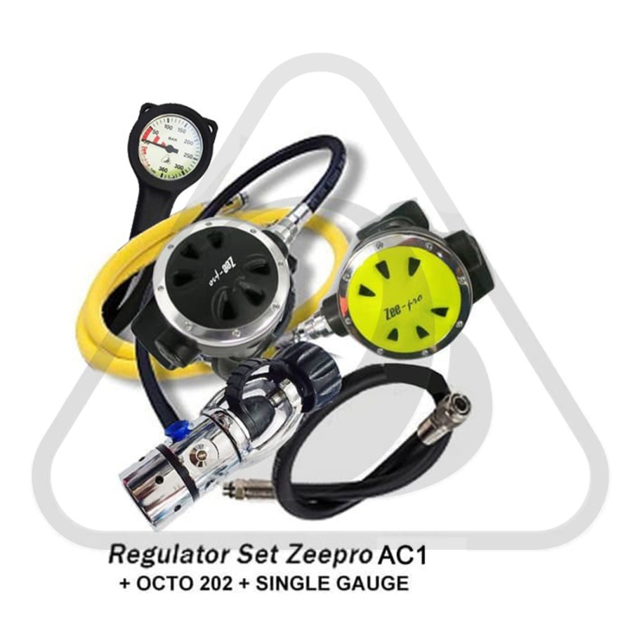 Jual Complete Set Regulator Selam Scuba Dive First Second Stage Octopus ...