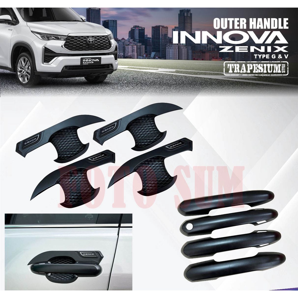 Jual outer dan hendel innova zenix hitam | Shopee Indonesia