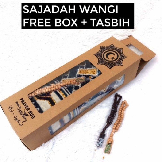Jual Sajadah Sajadah Box Turkey Wangi/Ukuran Jumbo /Sajadah Tebal Free ...