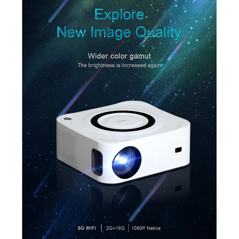 Jual UNIC Y9 ANDROID VERSION (UNIC Y9W) - Smart Android Projector 1080P ...