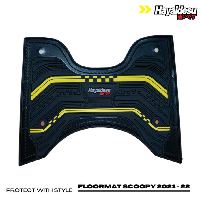 Jual Hayaidesu Floor Mat New Scoopy 2021-2022 Karpet Motor - Merah ...