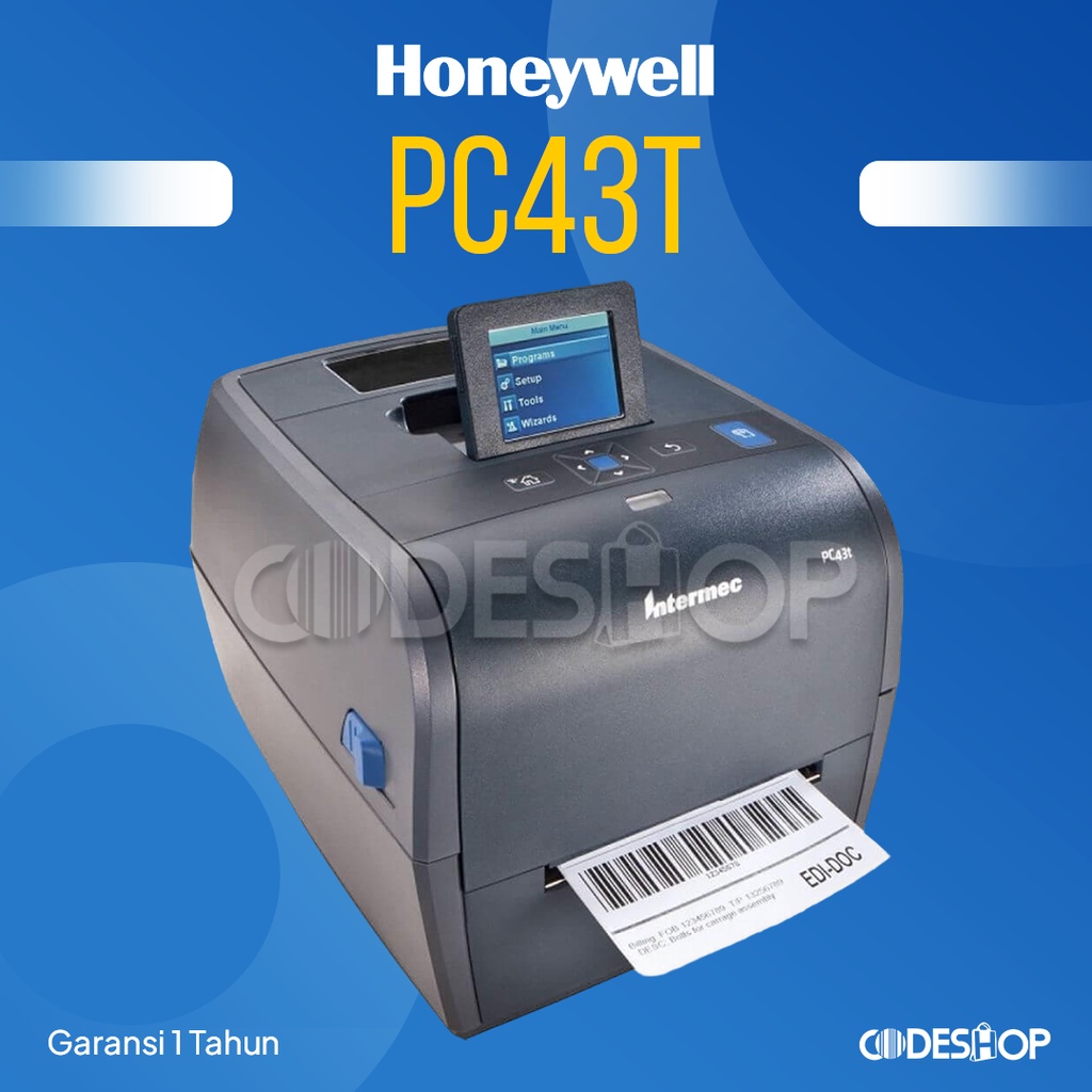 Jual Printer Label Honeywell Intermec PC43T Cetak Barcode Resi 203 DPI ...