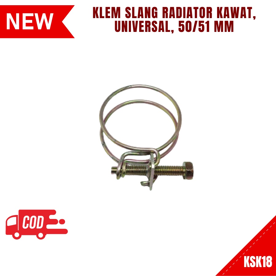 Jual Klem Selang Radiator Kawat ukuran 50 mm klam klem selang slang ...