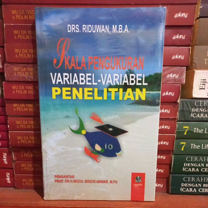 Jual Buku Skala Pengukuran Variabel Variabel Penelitian // Riduwan ...