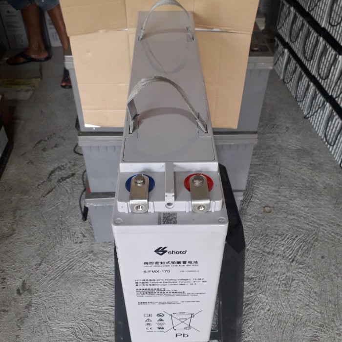 Jual baterai solar panel shoto 12volt 170ah | Shopee Indonesia